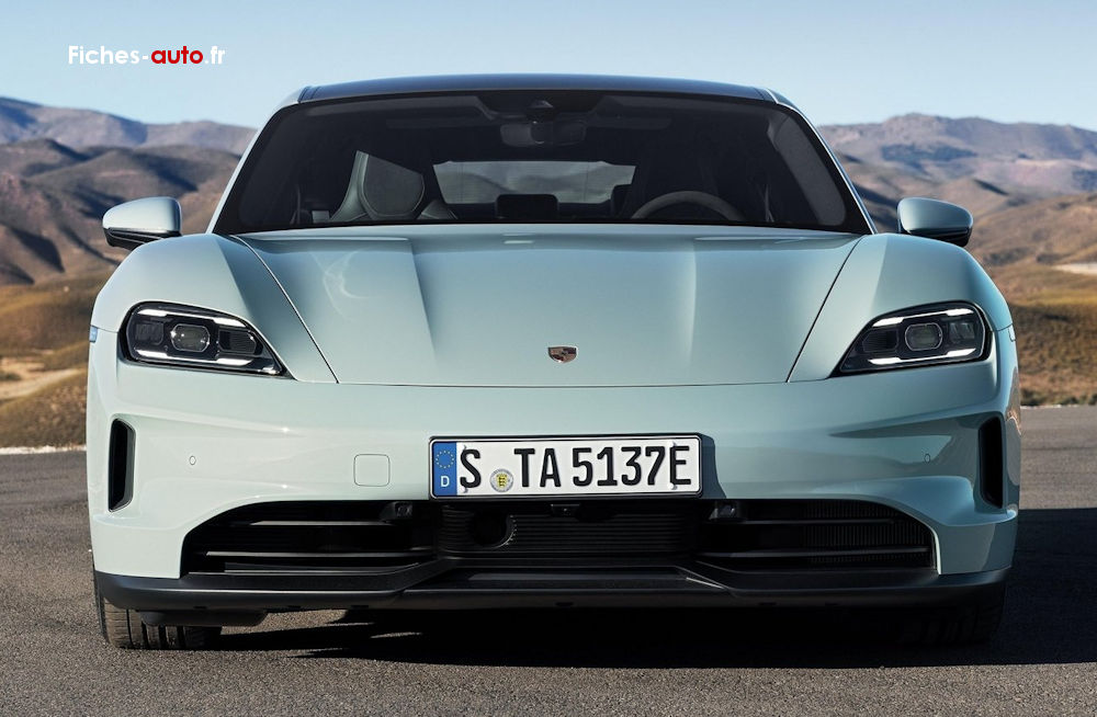 Fiche technique Taycan 104.9 kWh (nominal/brut) - 97 kWh (utile/net) Turbo 884 ch